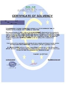 Buy Financial Solvency Certificate | Asap Legal Documents